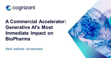 Ai Trends In Life Sciences A Webinar By Cognizant Sajan Thomas Abraham Posted On The Topic