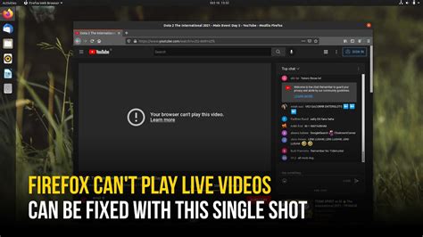 playing videos in firefox ubuntu issue fix your browser can t play