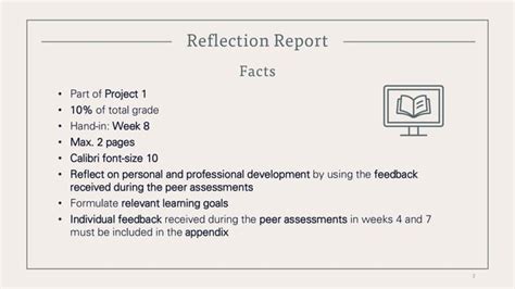 How To Write Self Reflection After Finishing A Project Pdf