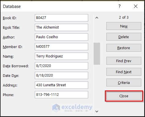 how to create a library database in excel with easy steps