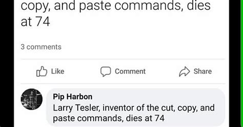 Larry Teslel Inventor Of The Cut Copy And Paste Commands Dies At 74