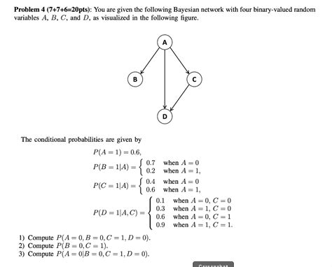 Solved Problem 4 7 7 6 20pts You Are Given The Following Chegg Com