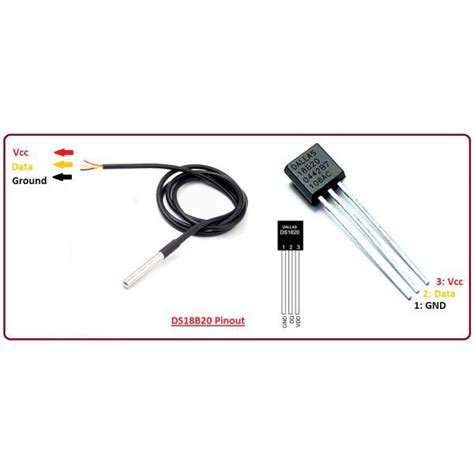Jual Es Sensor Temperature Probe Stainless Steel Sensor Suhu Ds18b20