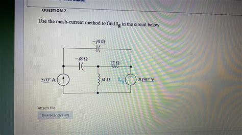 Solved QUESTION Use The Mesh Current Method To Find Ig In Chegg
