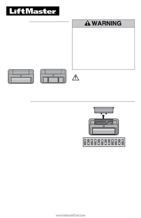 LiftMaster LMX Instructions English French Spanish