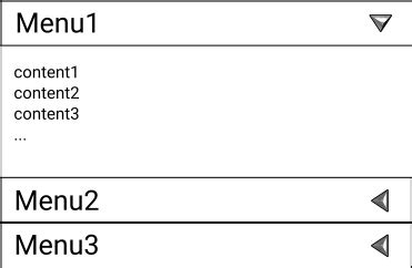 Qt What Is The Qml Type For Creating An Unfoldable Expandable Menu Stack Overflow