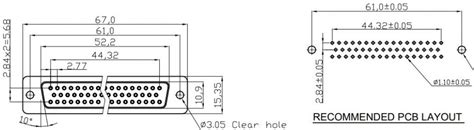 D Sub Male Female Connector Pcb Libraries Forum