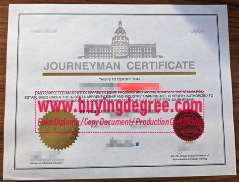 How Can I Buy A Fake Alberta Journeyman Certificate Online