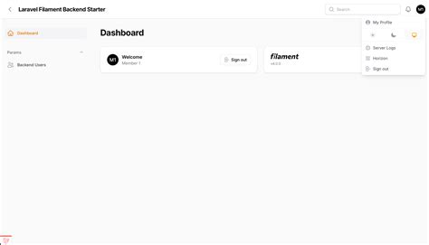 Laravel Filament Backend Starter Build Your Admin Panel Fast
