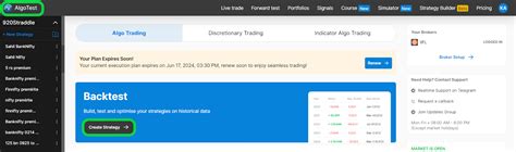 Strategy Import Export Algotest