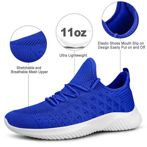 Womens Slip On Walking Shoes Non Slip Running Shoes