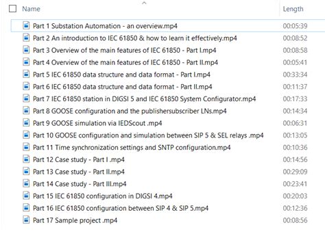 Iec 61850 Training Package Electrical Engineering