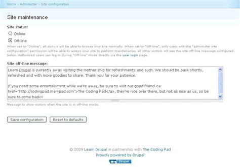 building a website with drupal 6 part 3 configuring your site the