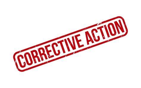 Premium Vector Corrective Action Rubber Stamp Seal Vector