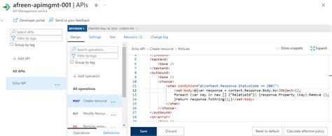 Entity With Specified Identifier Not Found When Applying Policy On Api