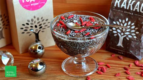 Шоколадно - ореховый пудинг с семенами чиа. Vegan chia pudding. - YouTube