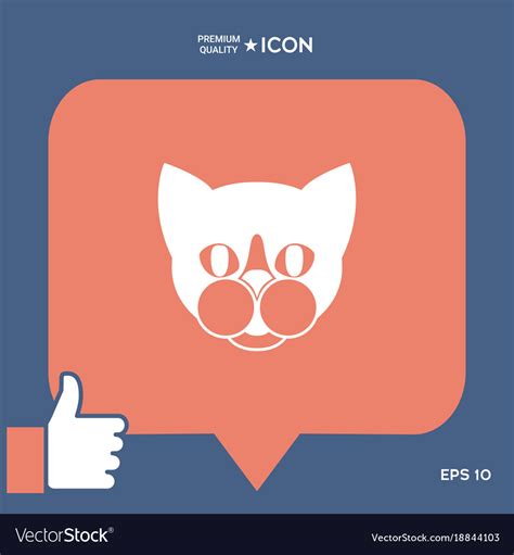 Cat Logo Symbol Protect Sign Icon Royalty Free Vector