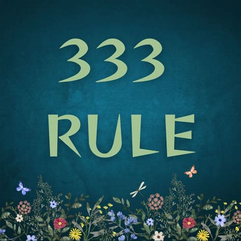 Ayyash Jazil On Linkedin Does Anyone Know The 333 Rule Heres How It
