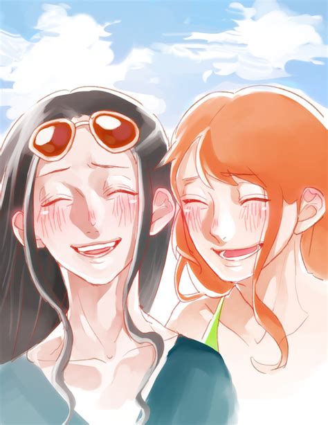 Safebooru 2girls Black Hair Blue Dress Blue Sky Blush Closed Eyes