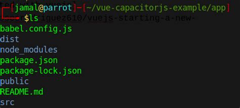 如何使用capacitorjs将任何spapwa Web应用程序转换为移动应用程序vue Projet的结构是这样的安装