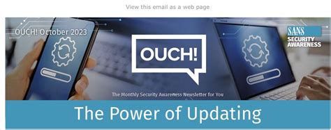 Lance Spitzner On Linkedin Securityawareness Securitytraining Ouch