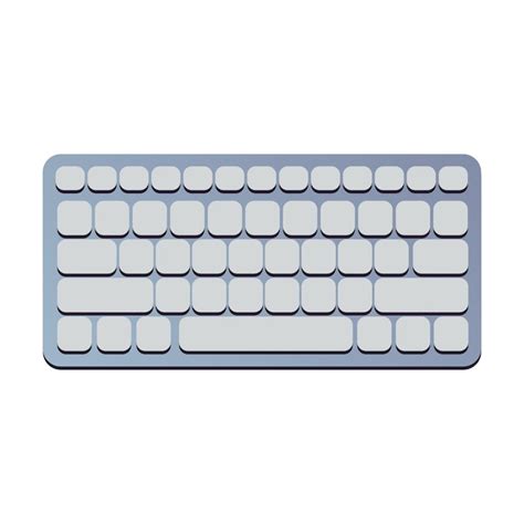 Premium Vector Vector Illustration Of A Keyboard In Cartoon Style