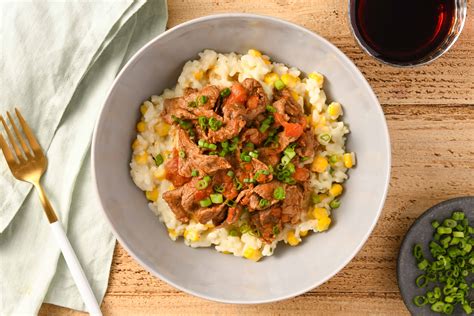 Corn And Steak Strip Risotto Recipe Home Chef
