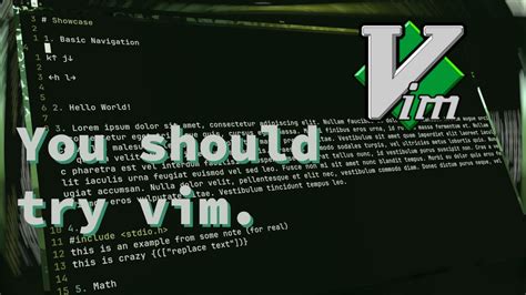 You Should Try Vim Youtube