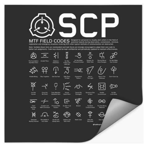 Scp Mtf Field Codes By Toadking07 Stickers Sold By Aidyndnorman Sku 420299176 Printerval