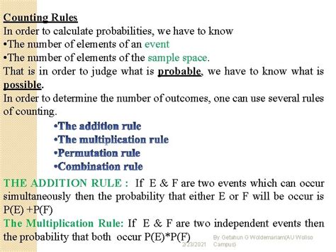 CHAPTER 5 PROBABILITY THEORY AND RULES Definitions Of