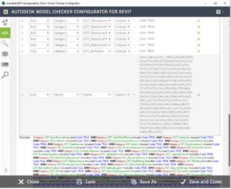 Autodesk Revit Model Checker ‘naming Conventions Check Set Bimy