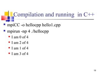 Introduction To MPI PPT Programming Languages Computing
