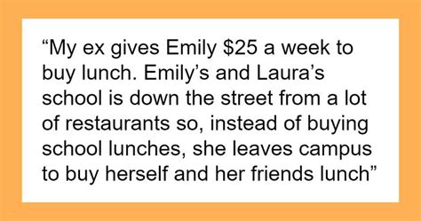 Teen Refuses To Buy Lunch For Stepsis As She Cant Afford It But Doesnt Try To Get Part Time Job