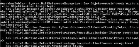C Errorlistener In Antlr4 How To Stack Overflow