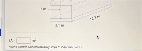 Solved Calculate The Surface Area And Volume Of The Given Chegg