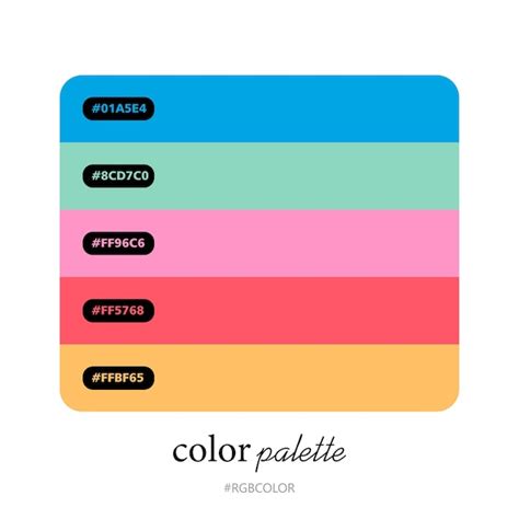 Premium Vector A Collection Of Accurately Color Palettes With Codes