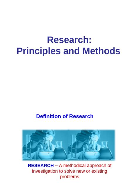 Research Principle And Method Pdf