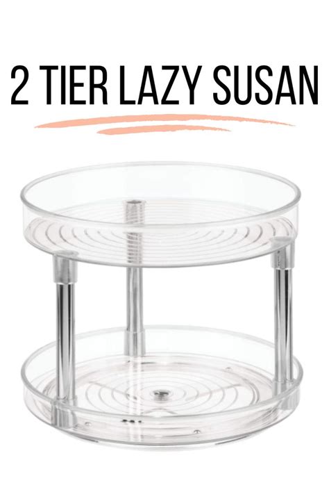 2 Tier Lazy Susan Organizer