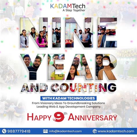 Kadamtech Kadamtechnologies Workanniversary 9yearstogether Kadam