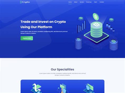 10 Cryptocurrency Html Website Templates Free Download