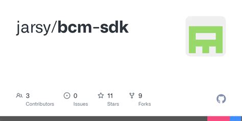 Github Jarsy Bcm Sdk