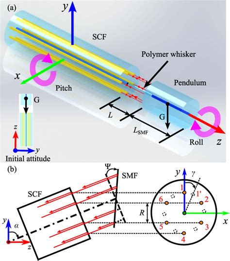 Figure 2 From Bio Inspired Fiber Attitude Sensor For Direction Distinguishable Pitching And