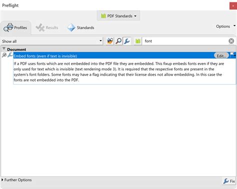 Font Not Embedded Axes