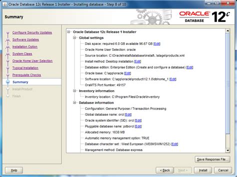oracle 12c install on windows