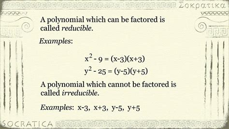 Algebra Factoring The Sum Of Two Squares Youtube
