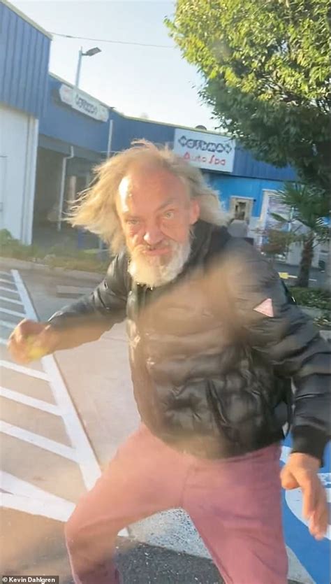 Shocking Moment Frenzied Portland Homeless Man Smashes Car Victim Slams Cops For Doing Nothing