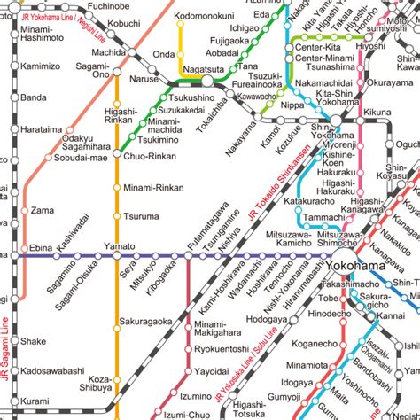 Yokosuka Train Map