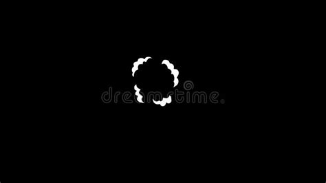 Cartoon Style Explosion Exploding 2d Animation Stock Video Video Of