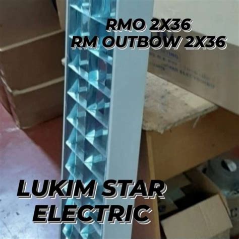 Jual Kap Lampu Rm Outbow X X W Kap Lampu Rmo Housing Tl Neon Led Cm Lampu Set Di