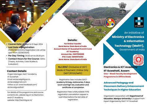 Advanced Pedagogy And Classroom Delivery Enhancement Techniques Iitg Electronics And Ict Academy